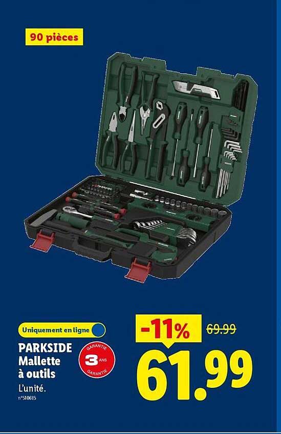 Malette Outils Lidl
