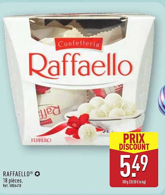Promo Raffaello® 18 Pièces. chez ALDI - 123Catalogue.fr