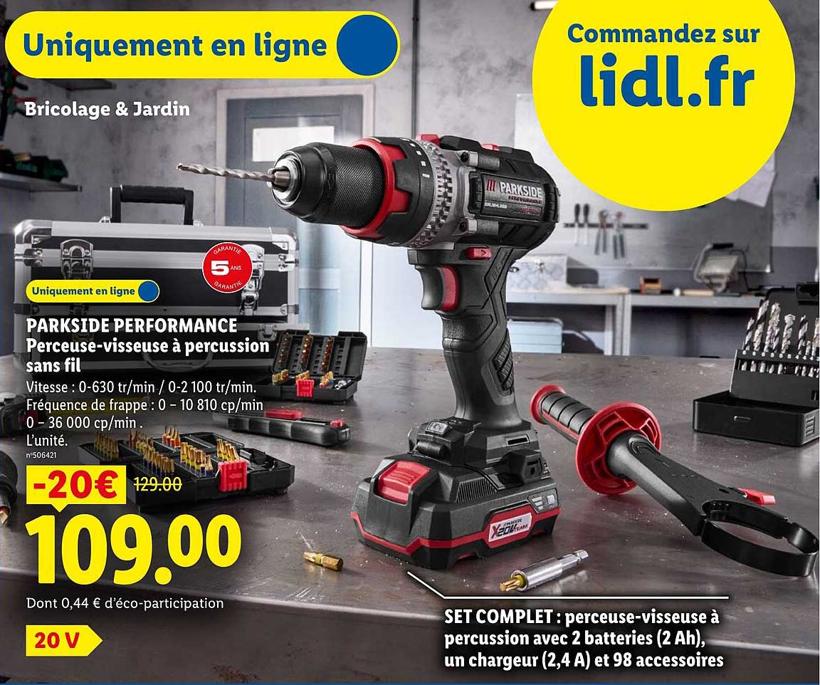 Perceuse Percussion Lidl