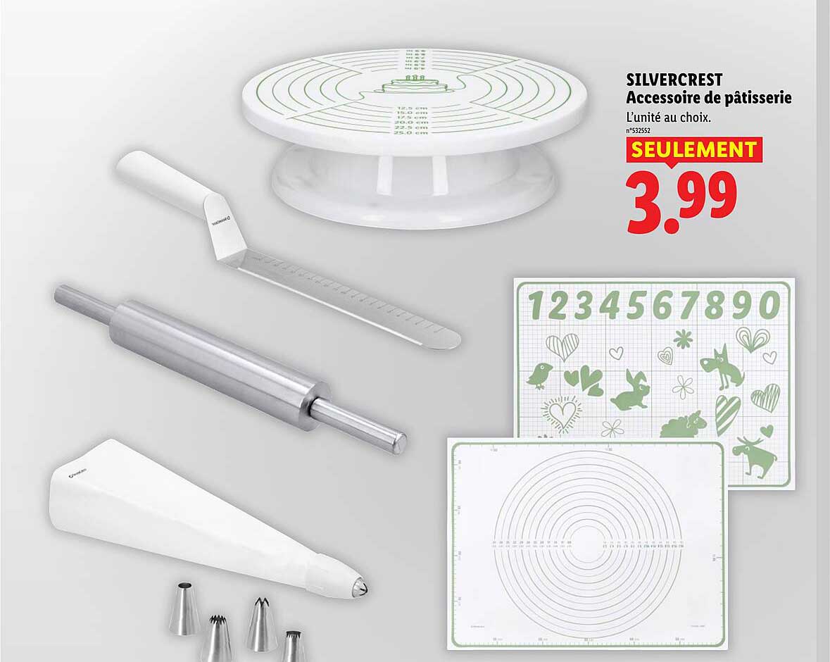 Promo Silvercrest Accessoire De Pâtisserie chez Lidl - 123Catalogue.fr