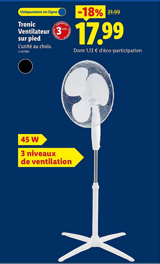 Ventilateur Sur Pied Lidlnull