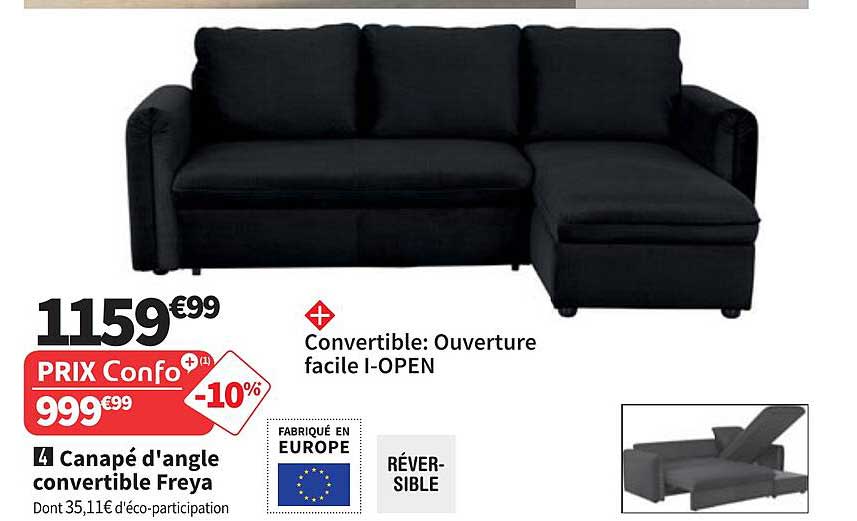 Canape D Angle Convertible Conforama Promonull