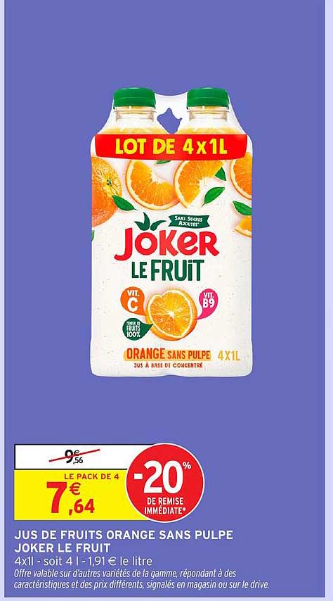 Jus De Fruit Sans Pulpe