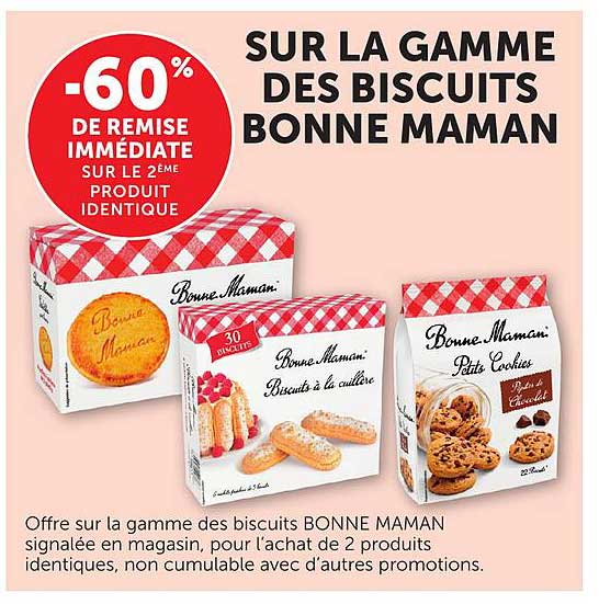 Promo Sur La Gamme Des Biscuits Bonne Maman chez Bi1 - 123Catalogue.fr