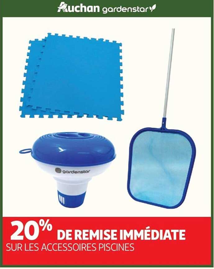 Promo 20% De Remise Immédiate Sur Les Accessoires Piscines chez Auchan ...