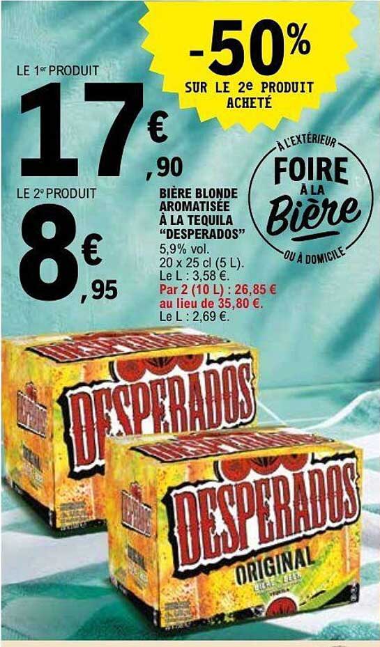 Promo -50% Sur Le 2E Produit Acheté chez E.Leclerc - 123Catalogue.fr
