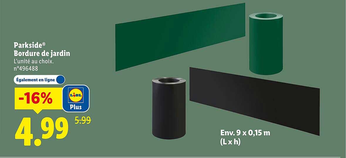 Bordure Jardin Lidl