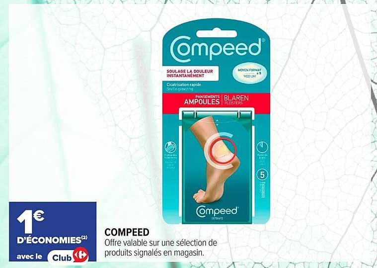 Promo Compeed chez Carrefour Parapharmacie - 123Catalogue.fr