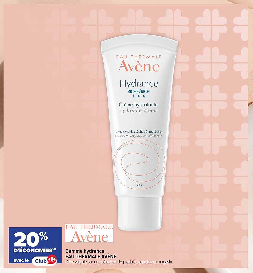 Promo Crème Hydratante Hydrating Cream chez Carrefour Parapharmacie ...