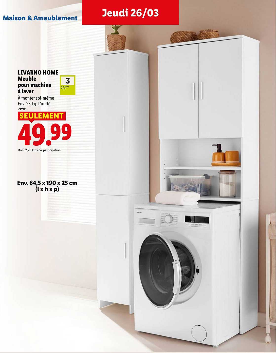 Meuble Machine A Laver Lidl