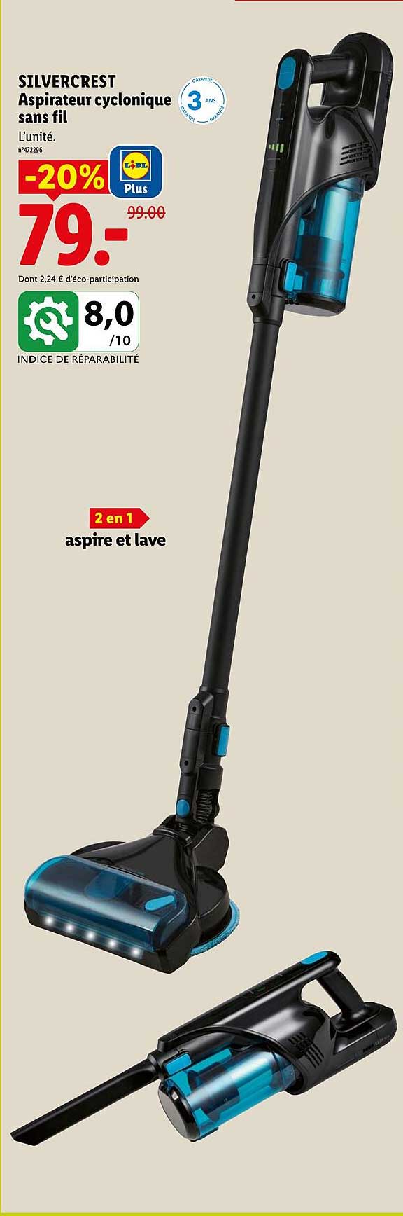 Aspirateur Sans Fil Lidl Avis