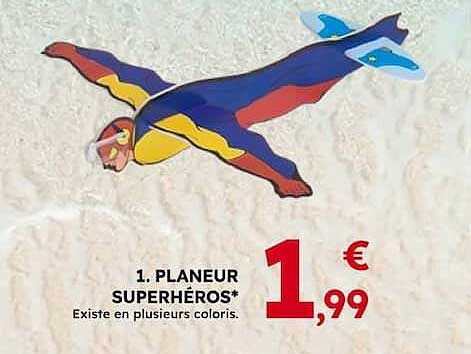 Promo 1. Planeur Superhéros* Existe En Plusieurs Coloris. chez Sport ...