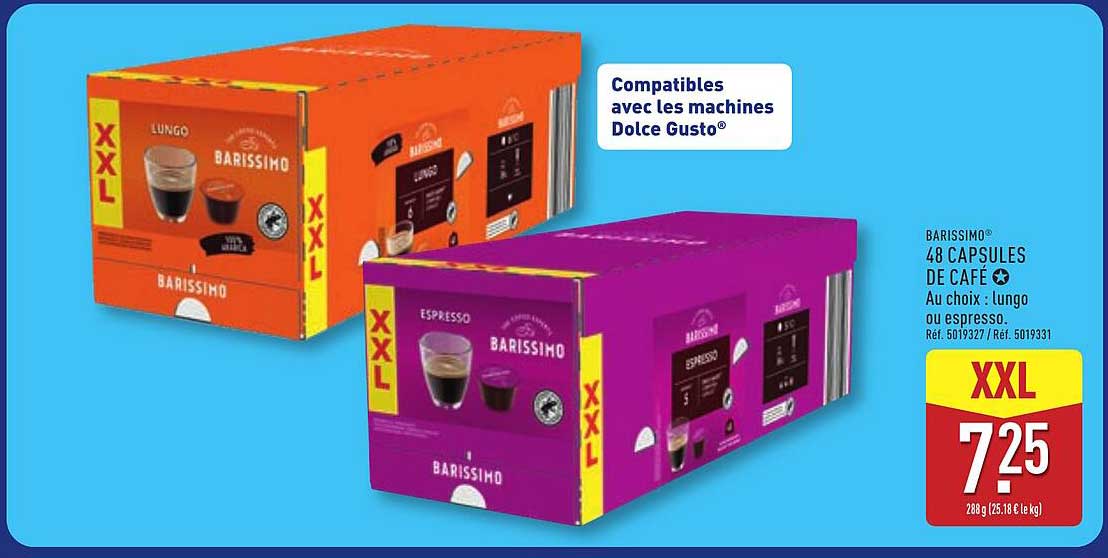 Promo Barissimo® Café En Grains Espresso chez ALDI - 123Catalogue.fr