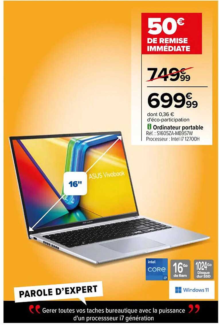 Solde Ordinateur Portable Carrefour
