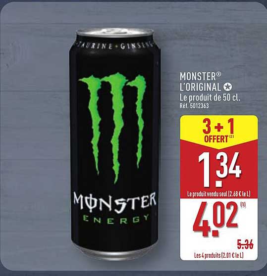Promo Monster® L'original chez ALDI - 123Catalogue.fr