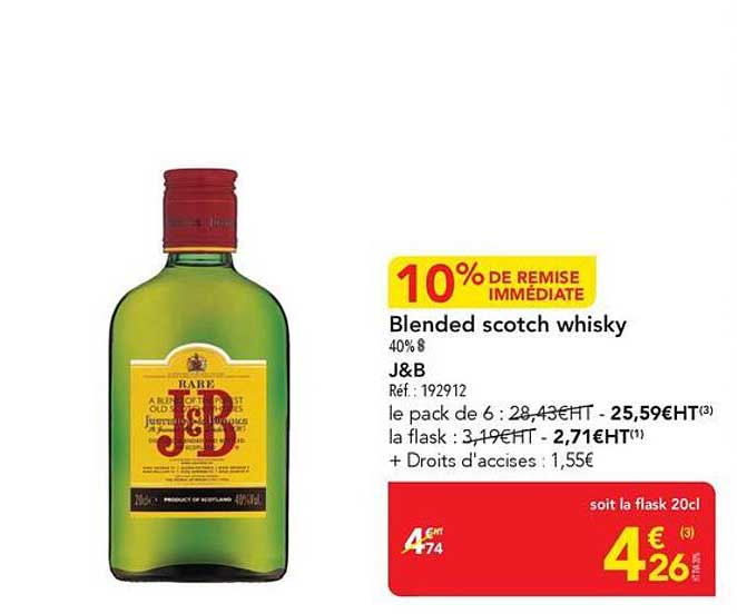 Promo Blended Scotch Whisky chez METRO - 123Catalogue.fr