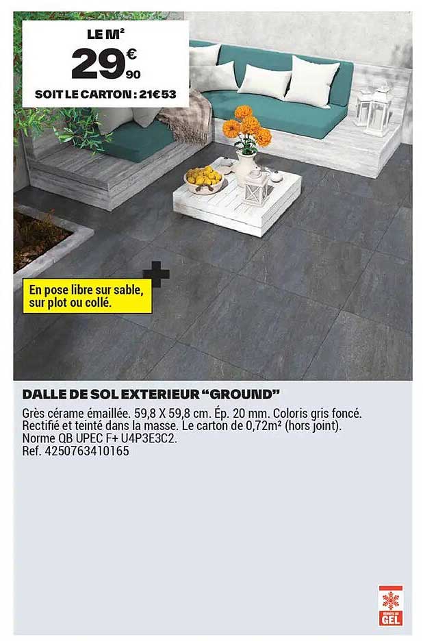 Dalle Sol Garage Brico Depot