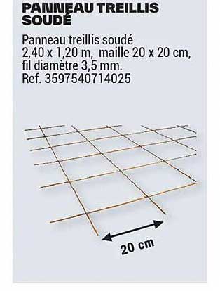 Treillis Soude Brico Depot