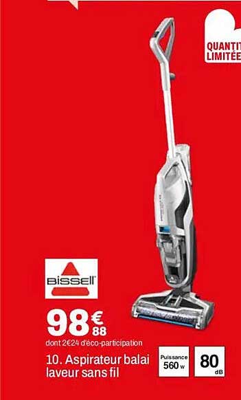 Promo Aspirateur Laveur Sans Fil Home chez Carrefour Market ...