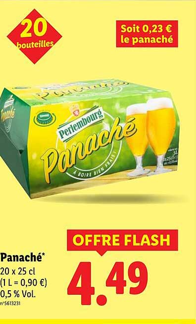 Promo Panaché* chez Lidl - 123Catalogue.fr