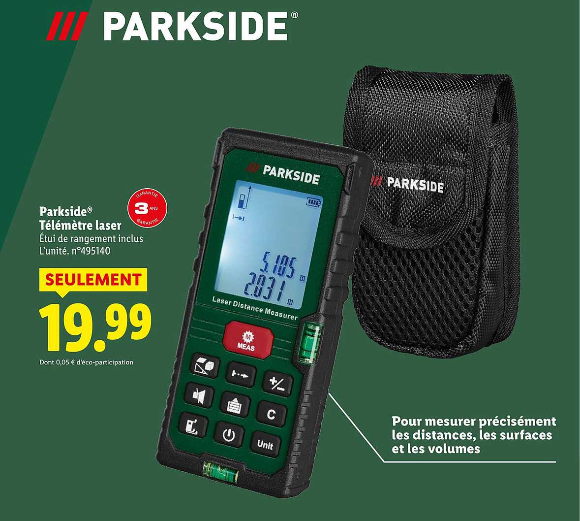 Telemetre Laser Lidl
