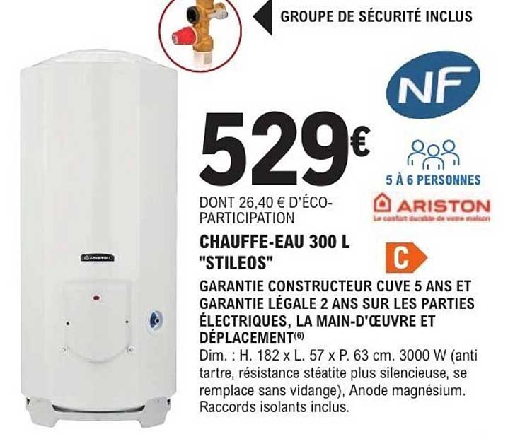 Chauffe Eau 300l Brico Depot