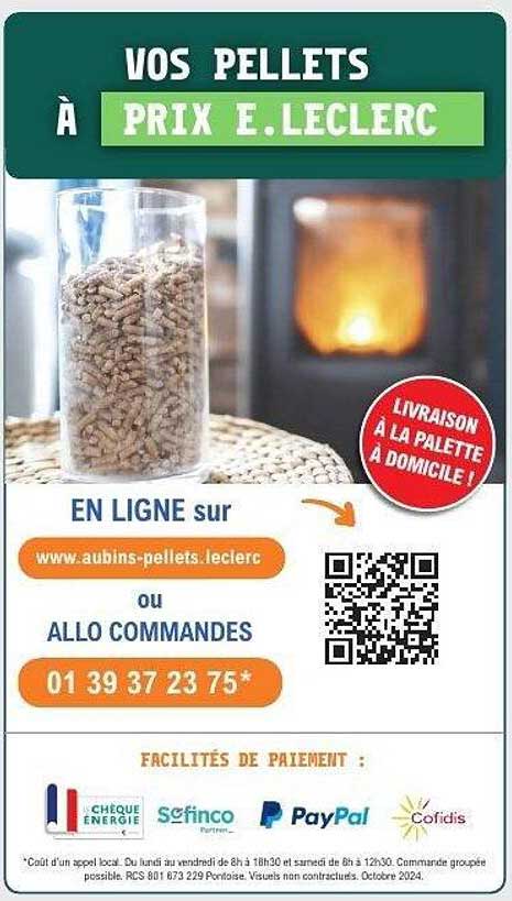 Promo Pellets Leclerc