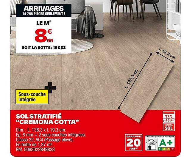 Sol Stratifie Bricodepot